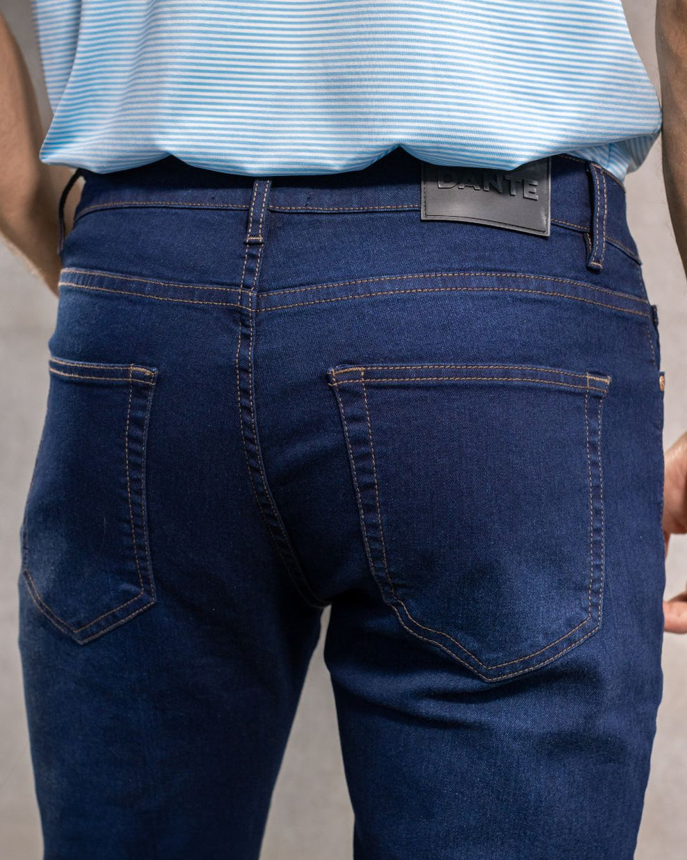 Jean Elastico Azul Oscuro Clasico Vintage – DANTE